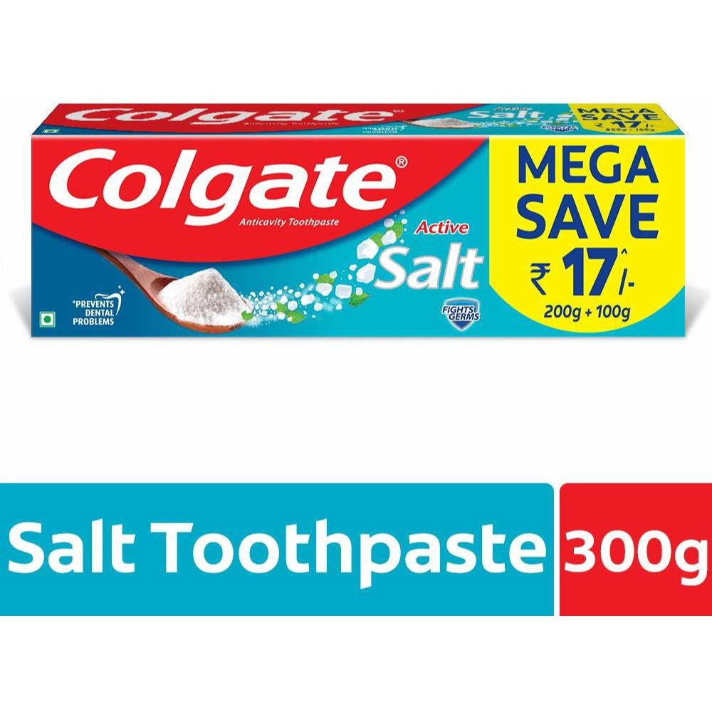 COLGATE TOOTHPASTE ACTIVE SALT TOOTHPASTE - 300 G || S3 – RK Bazar Grocery